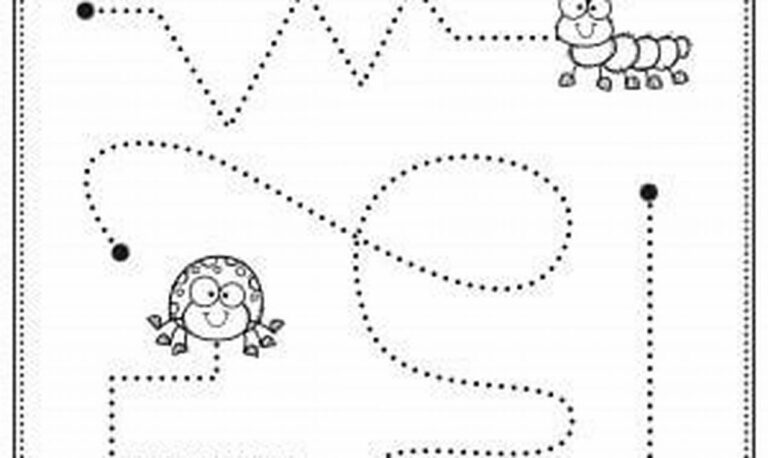 Free Garden Bug Tracing Sheets for Kids | Fun & Easy!
