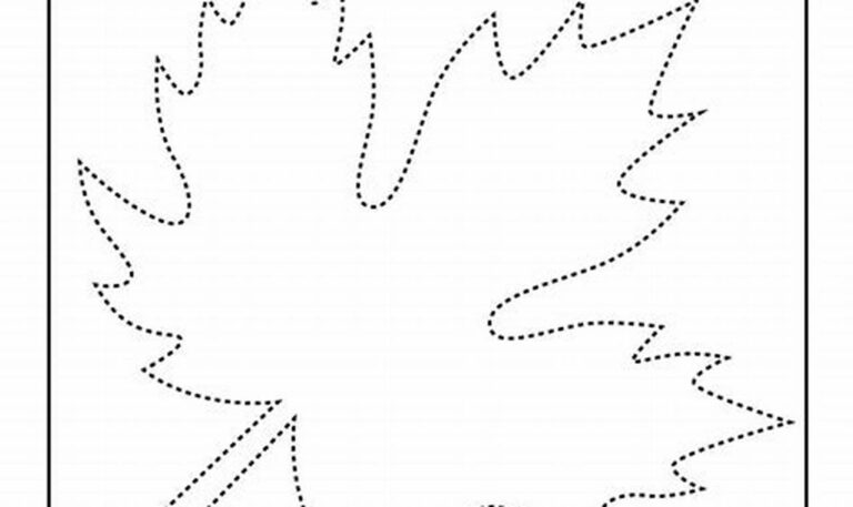 Free Leaf Tracing Printables for Toddlers: Fun & Skills!